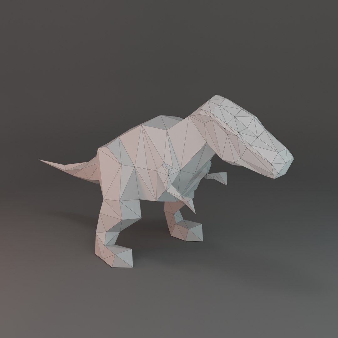 Figure Low-poly 3d Max
