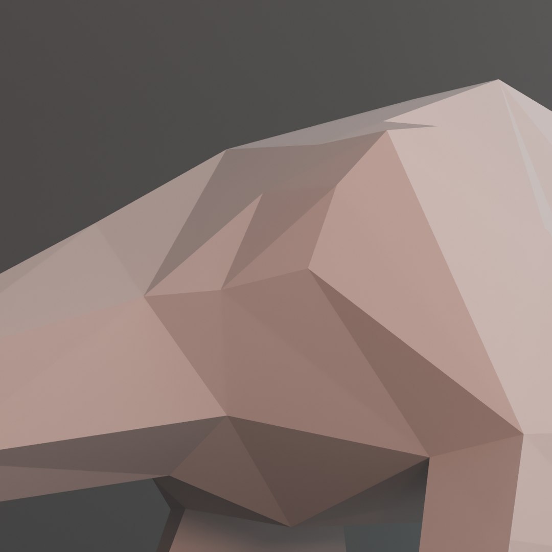 Figure Low-poly 3d Max