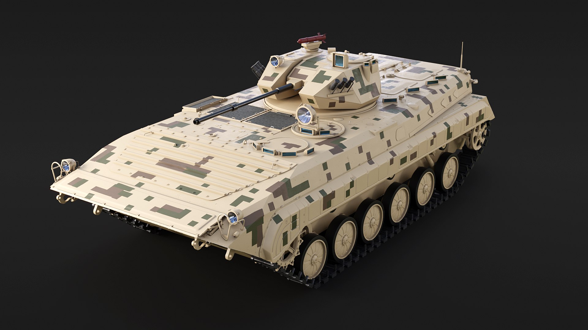 Chinese PLA ZBD-86 IFV Sand Camo Model - TurboSquid 2132175