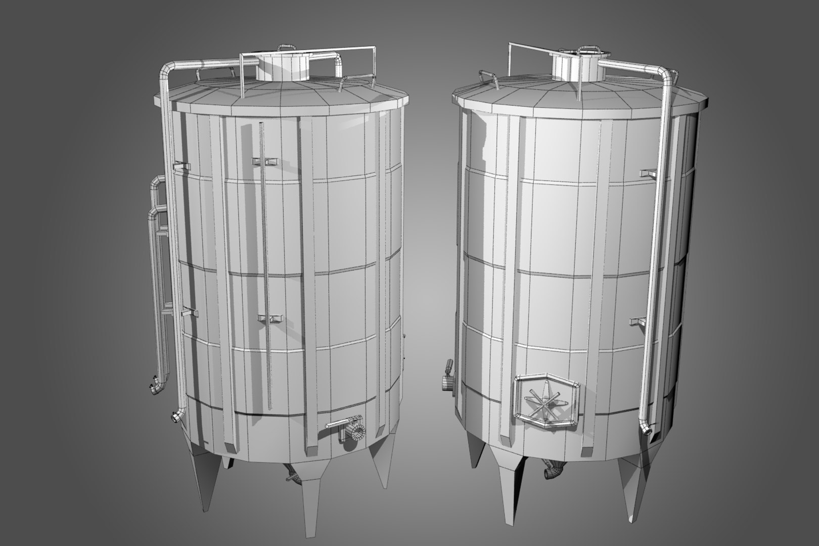 Tank Metal 3D Model - TurboSquid 1277206