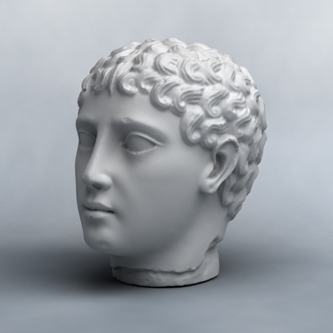 Scan Statue Head 3d Model