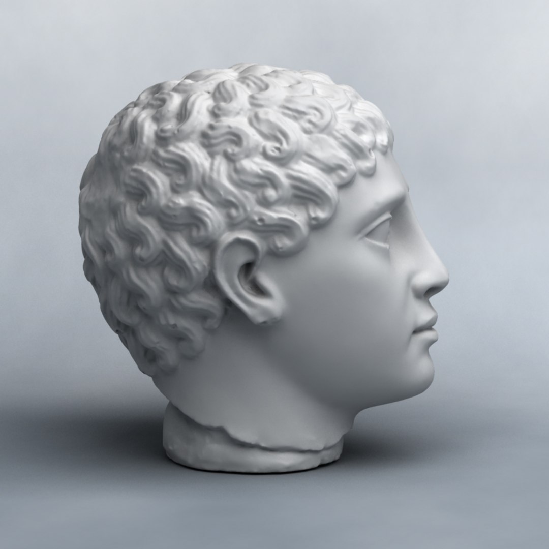 Scan Statue Head 3d Model
