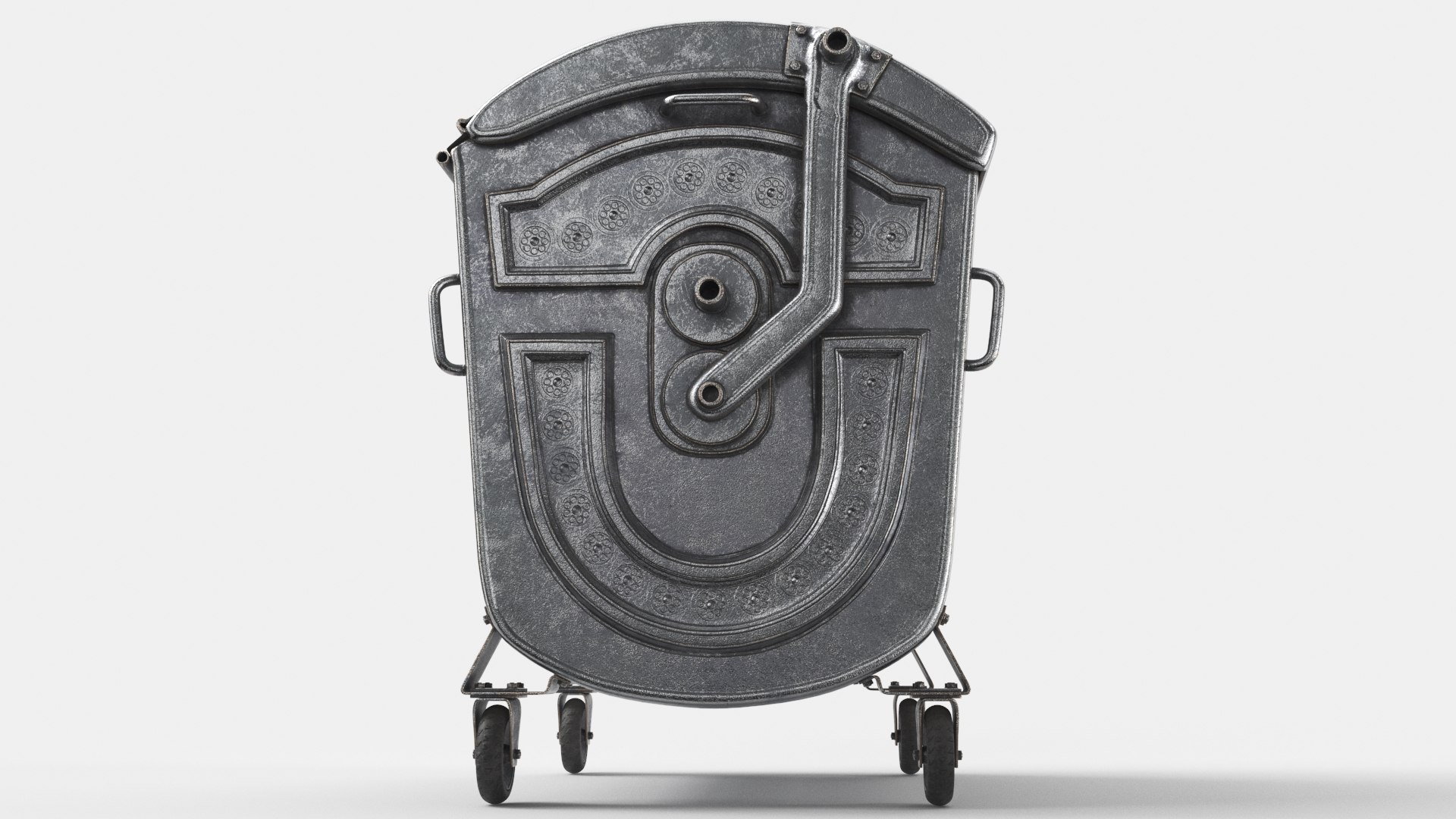 Metal Garbage Container C1 - PBR 3D - TurboSquid 2162022