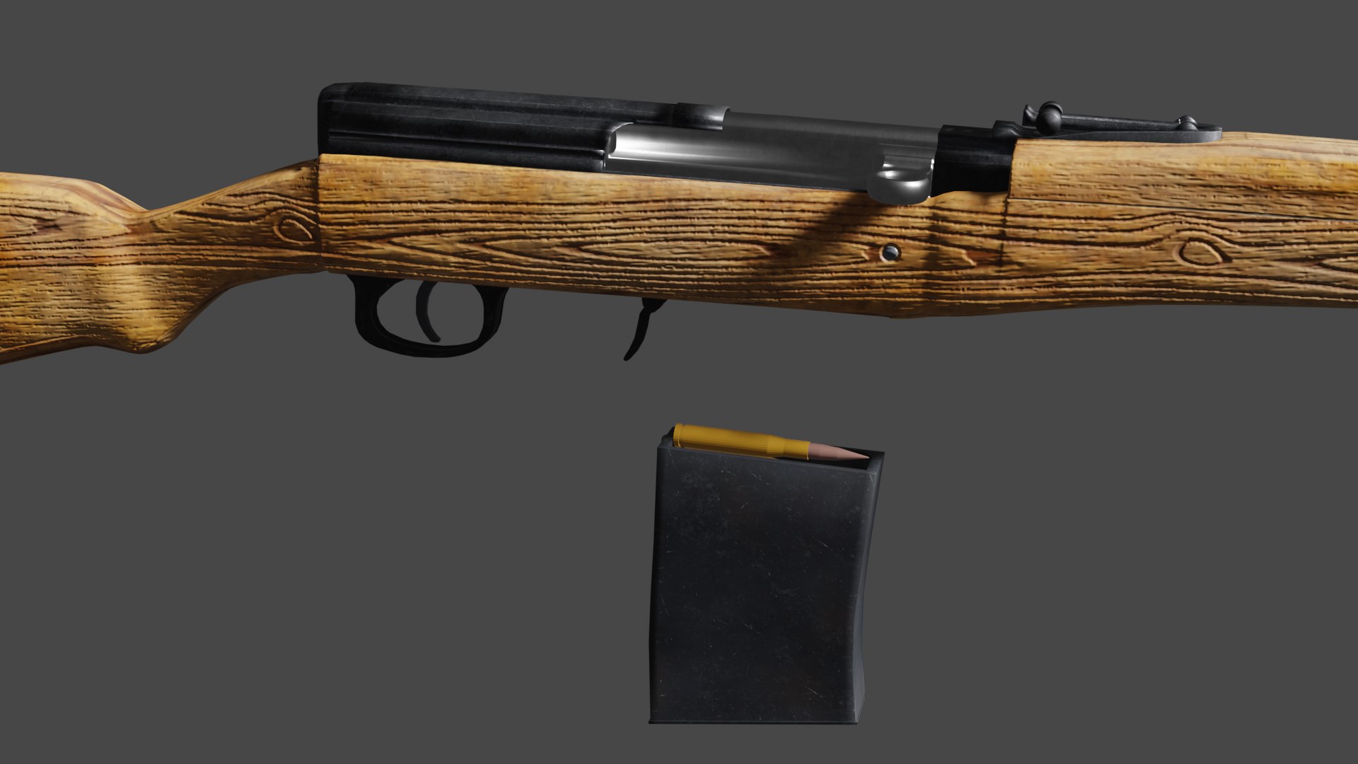 Tokarev SVT-40 USSR Rifle 3D Model - TurboSquid 1968408