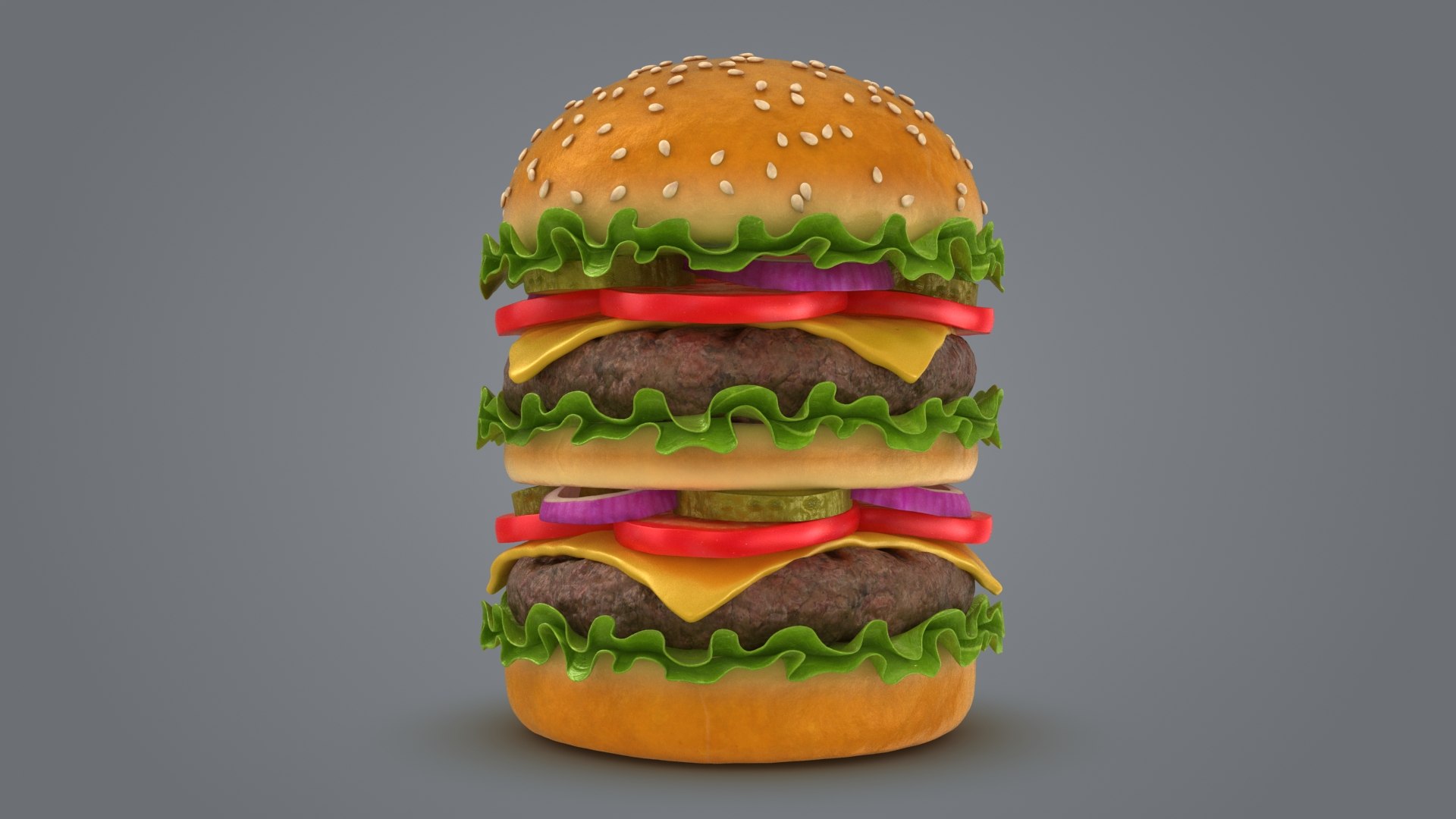 3D Hamburger Collection Model - TurboSquid 2145498