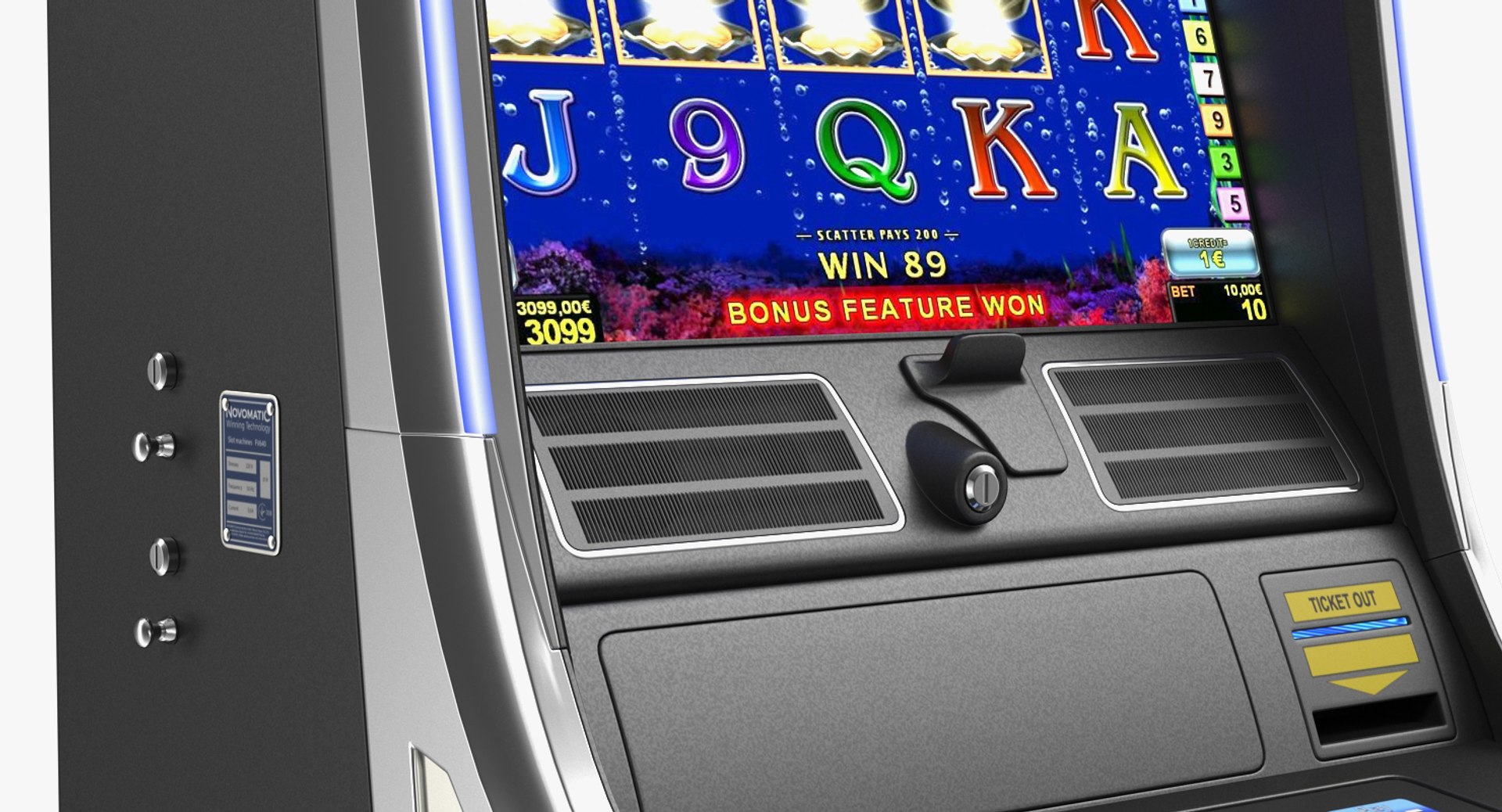 3D slot machine generic - TurboSquid 1278349