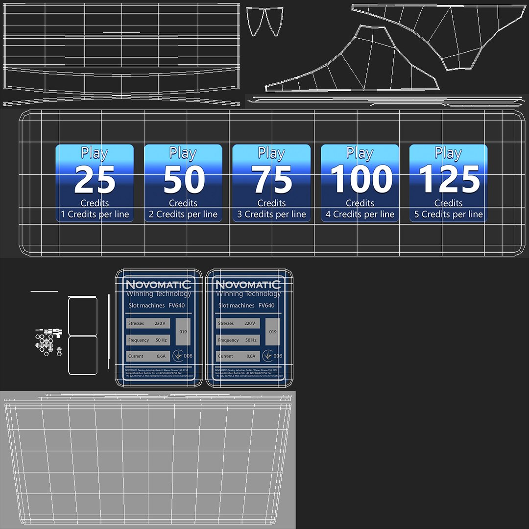 3D slot machine generic - TurboSquid 1278349