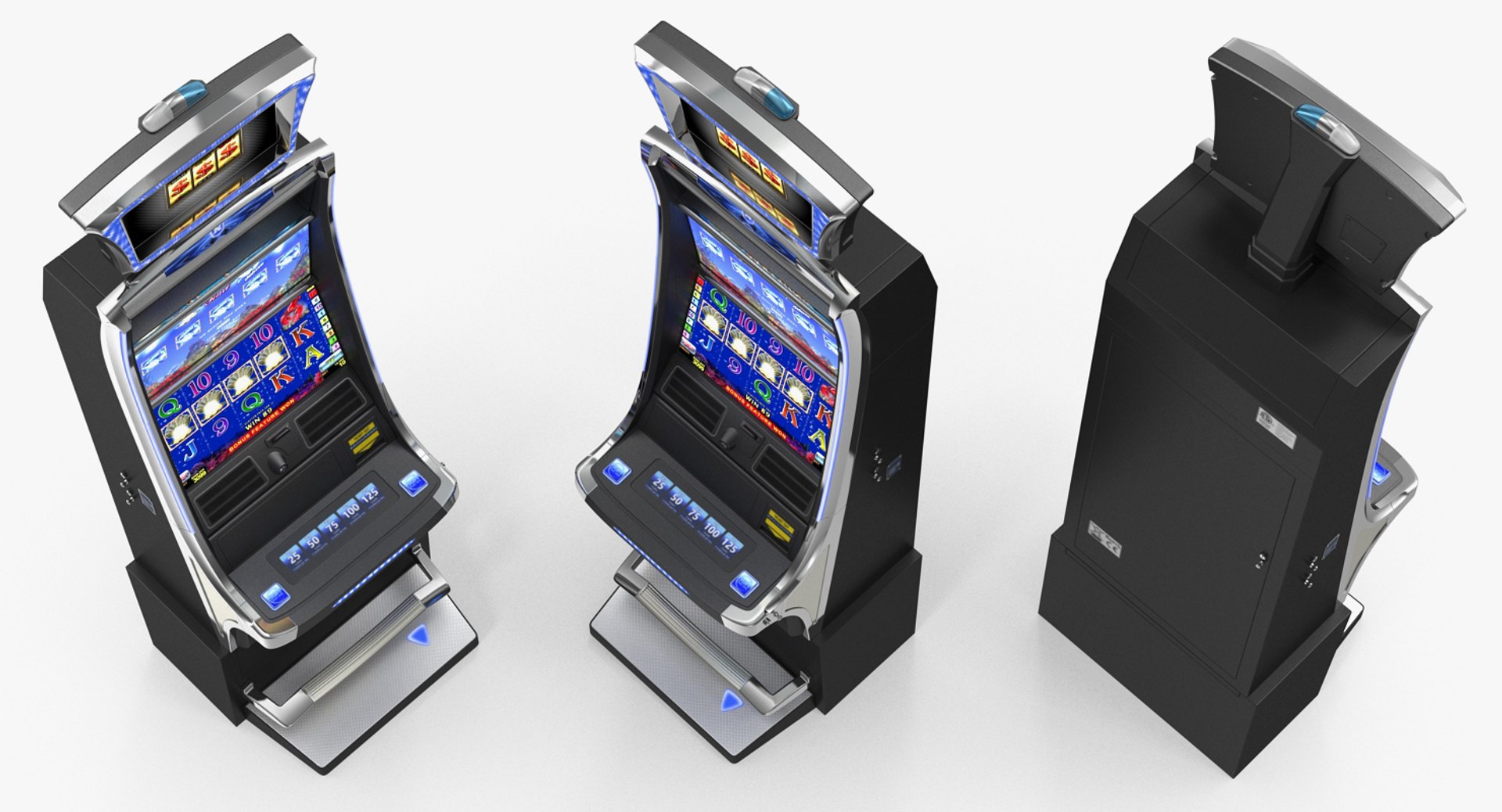3D slot machine generic - TurboSquid 1278349