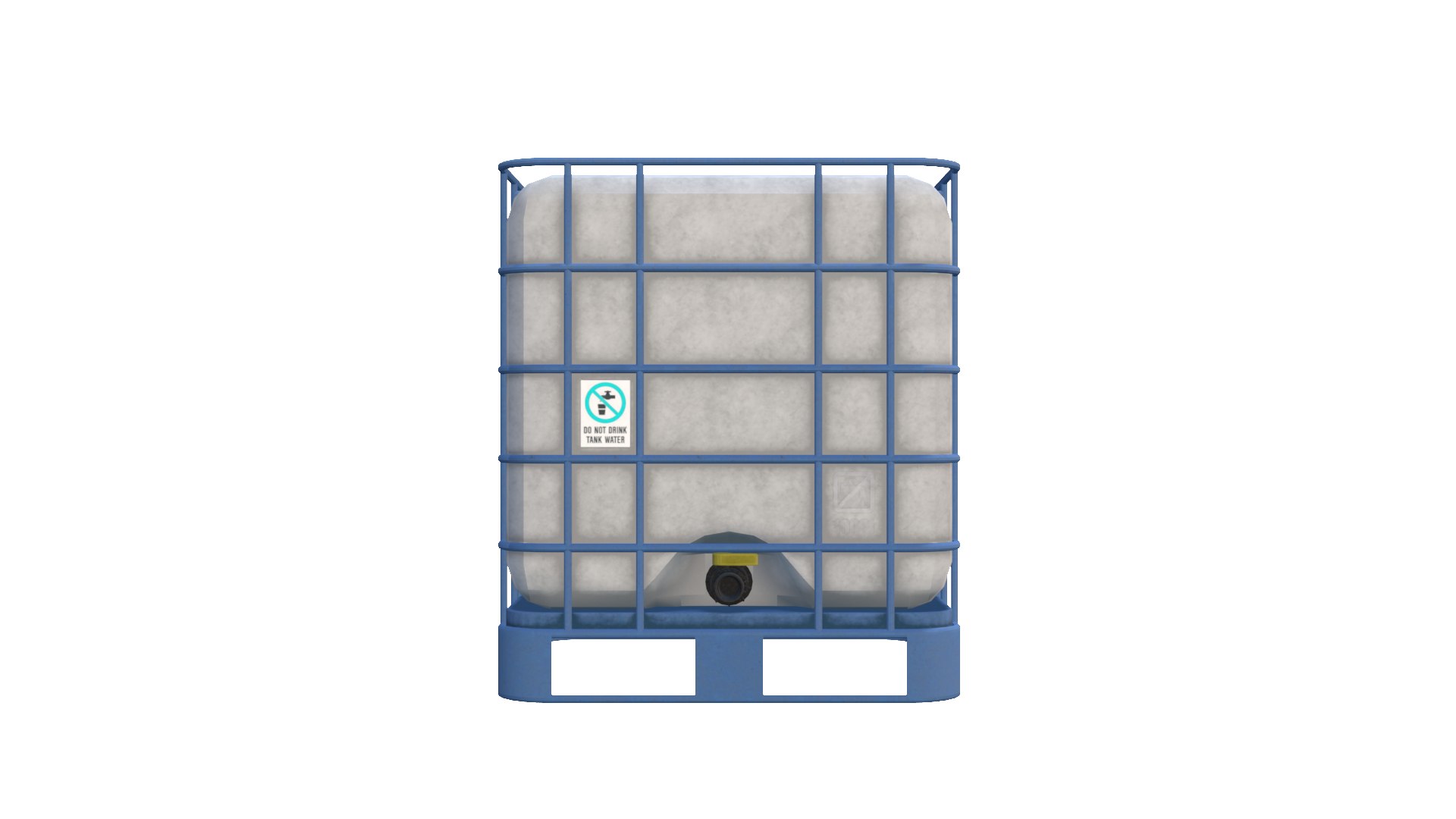 Water Tank 3D Model Low Poly Model - TurboSquid 2278436
