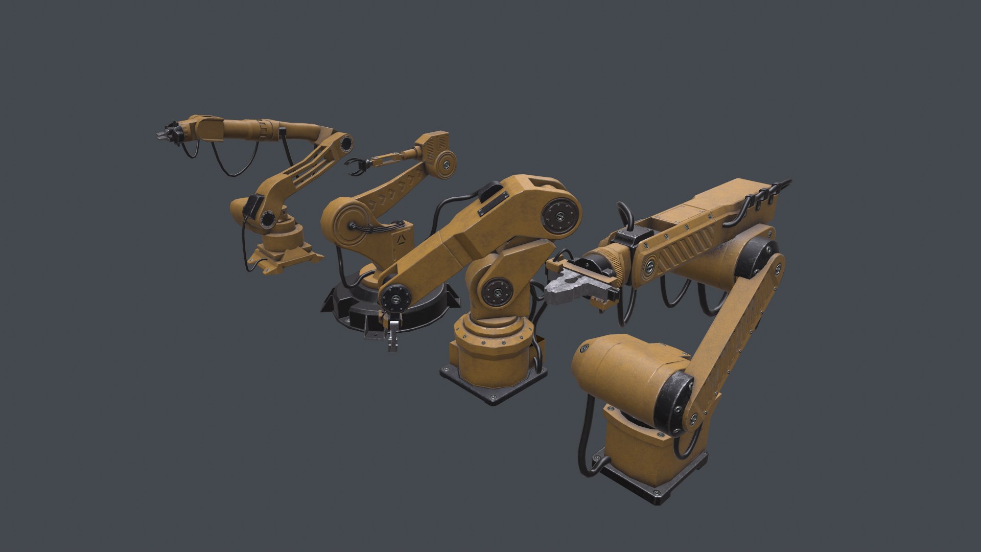 3D Package Industrial Robots 4 Model - TurboSquid 1464278