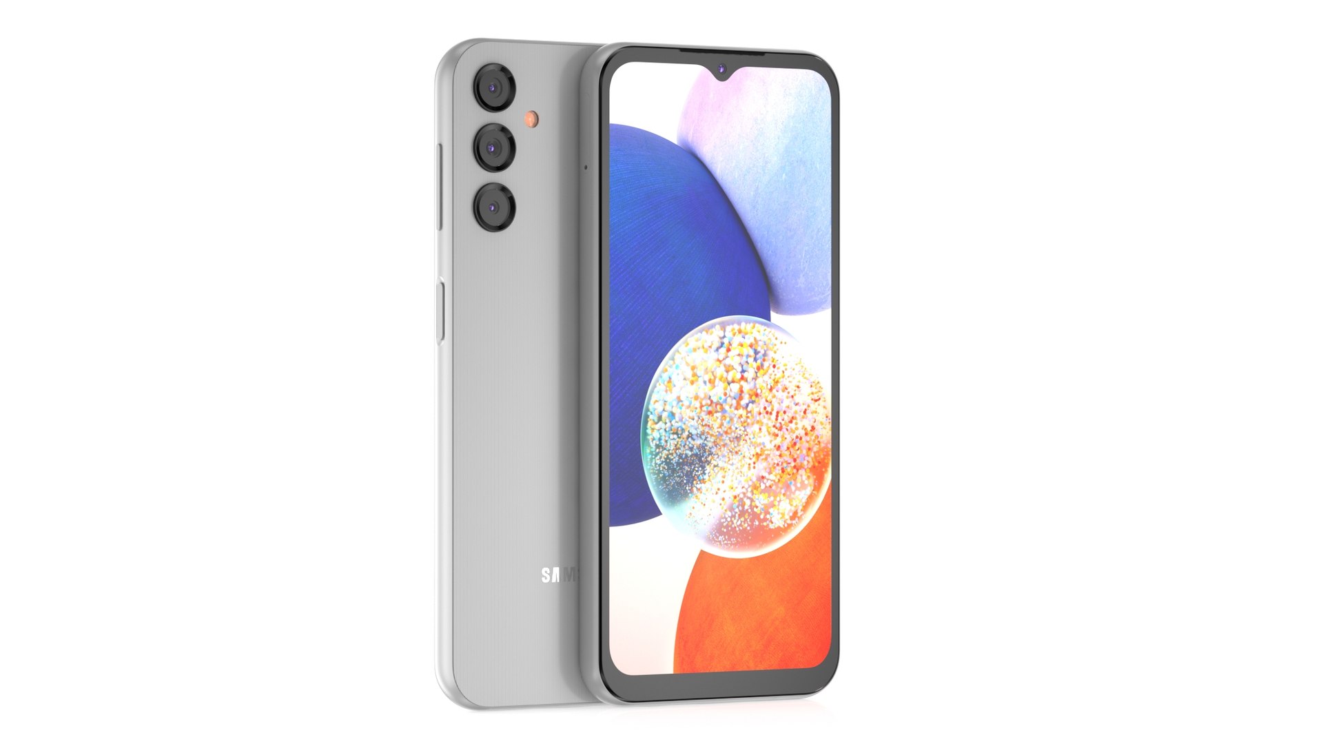 Samsung Galaxy A14 Silver 3D Model - TurboSquid 2101179
