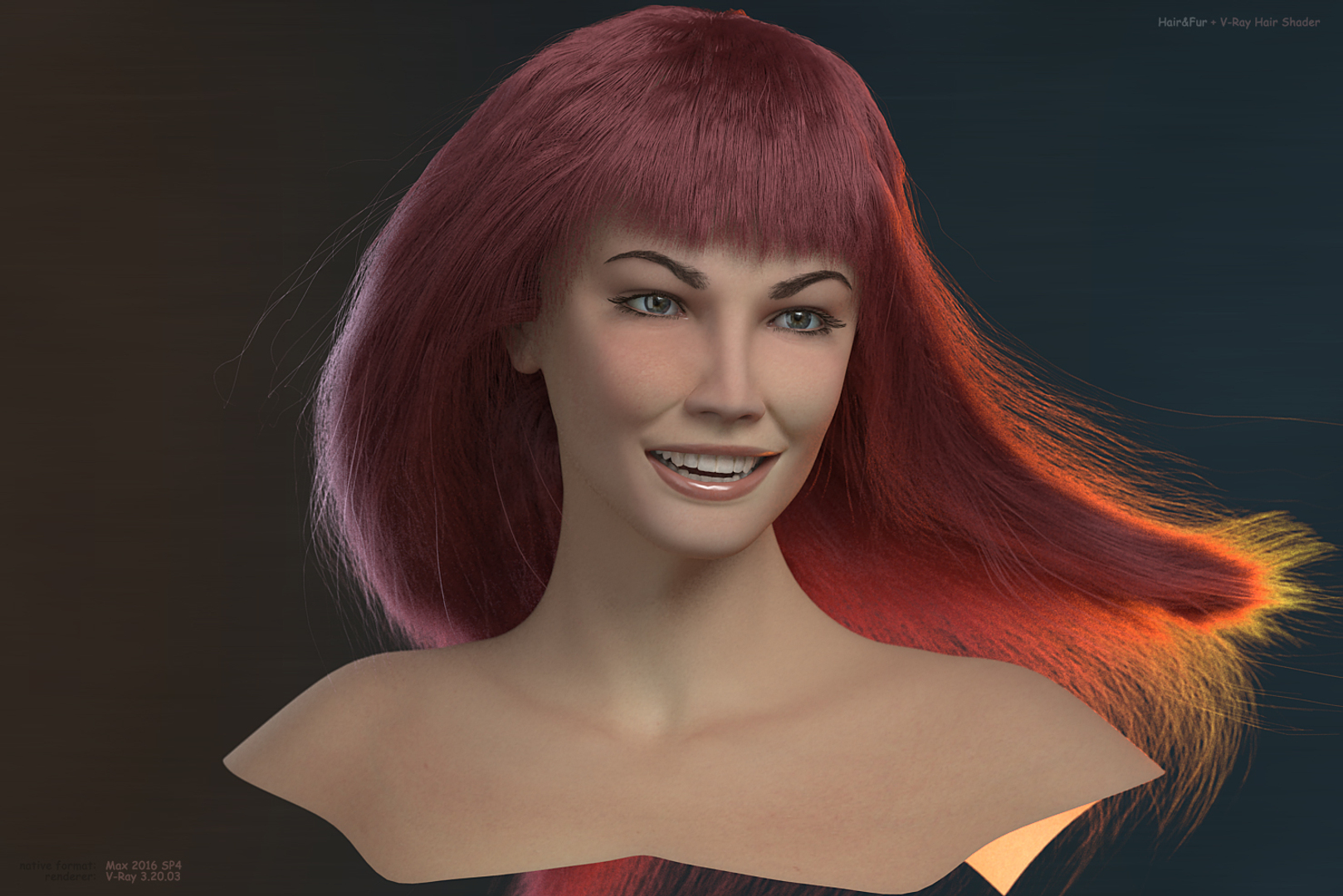 Jane Head V-ray 3D Model - TurboSquid 1338998