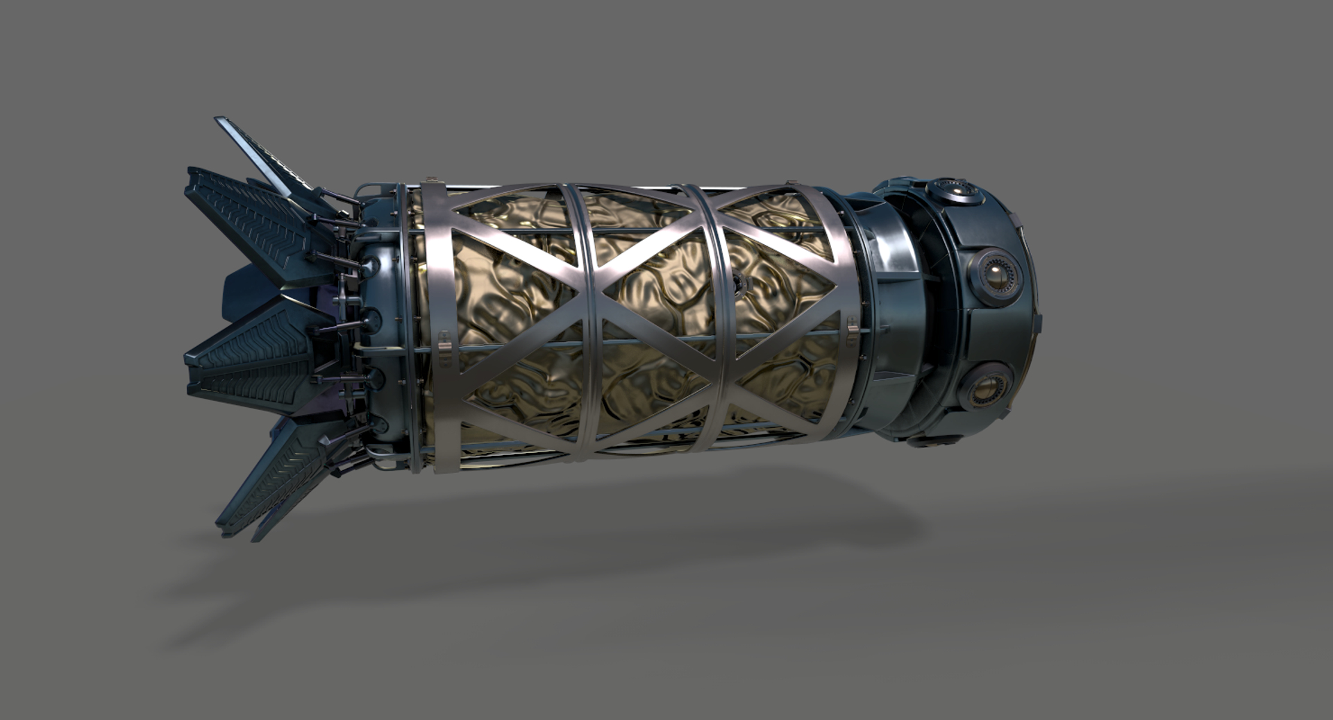 3D Model Sci-fi Engine - TurboSquid 1213690