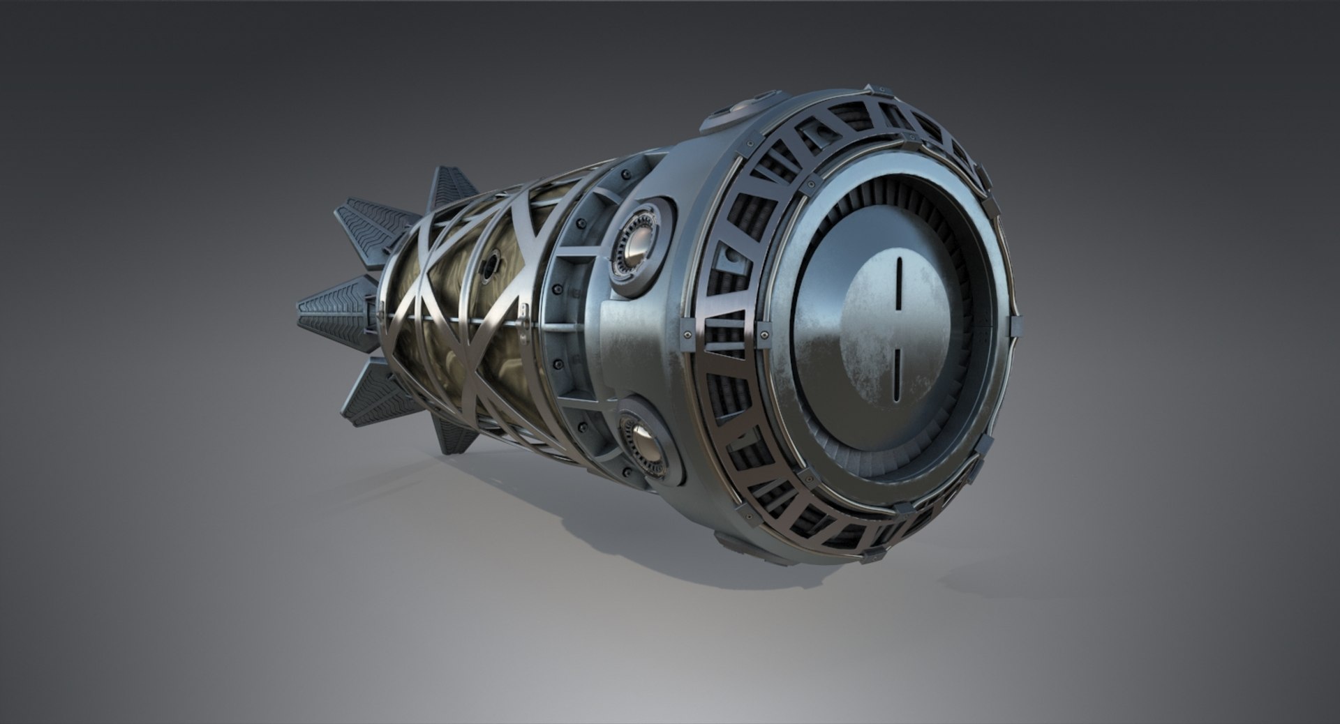 3D Model Sci-fi Engine - TurboSquid 1213690