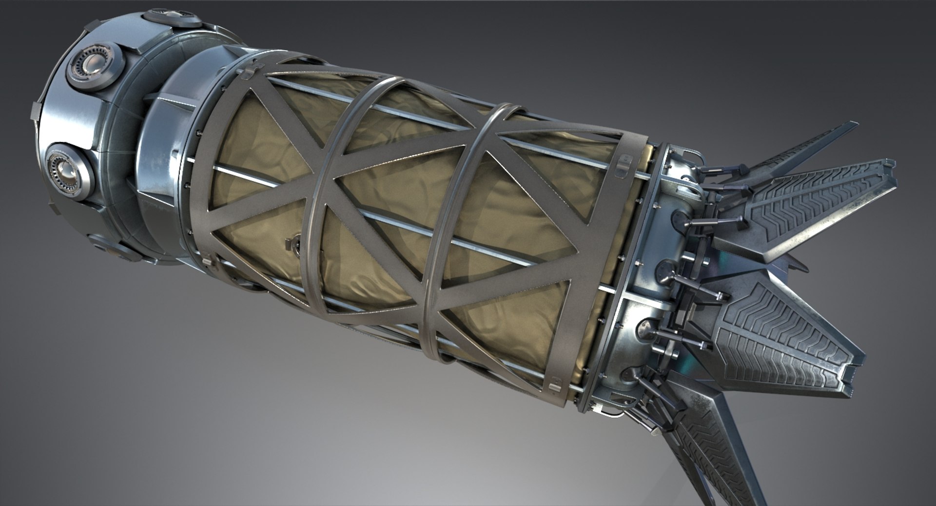 3D Model Sci-fi Engine - TurboSquid 1213690