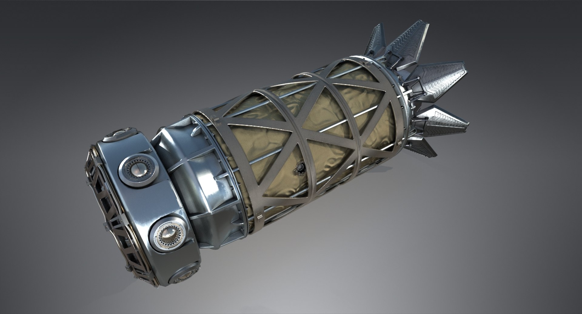 3D Model Sci-fi Engine - TurboSquid 1213690