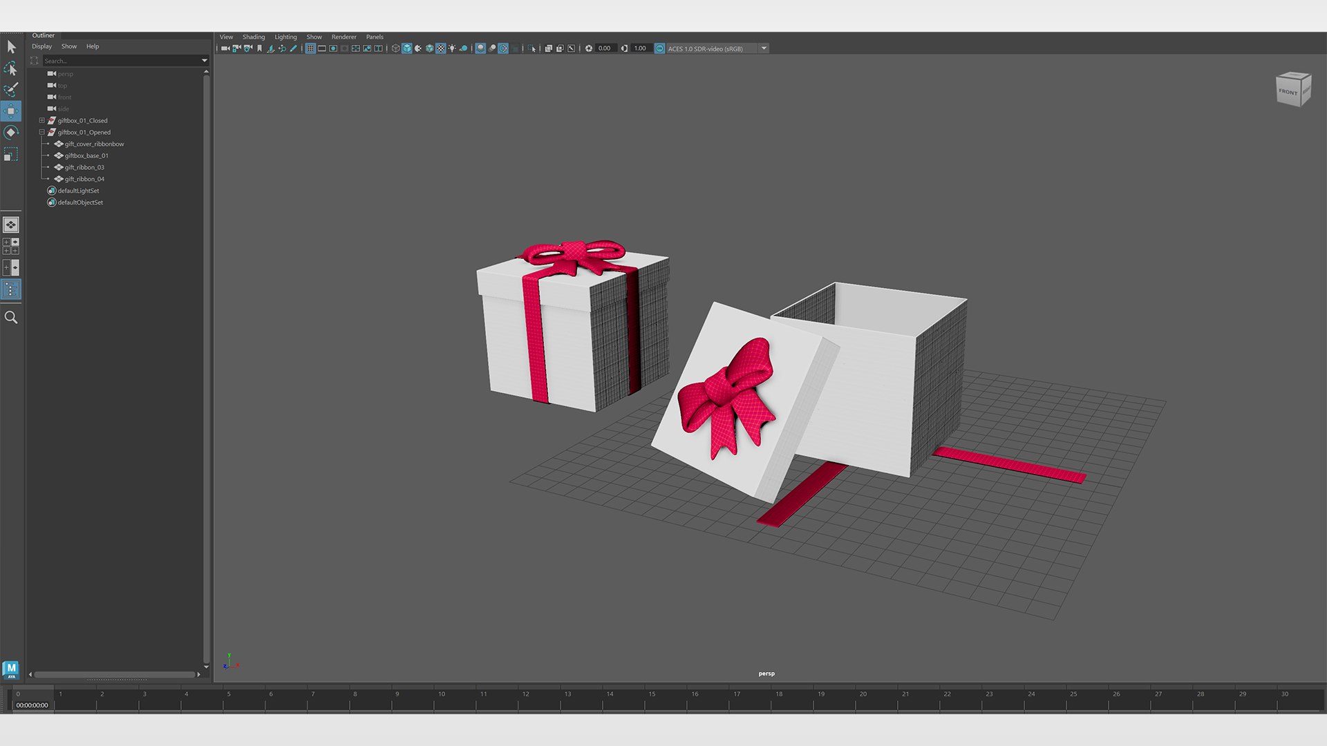 Gift Box 1 - Holidays Model - TurboSquid 2513127