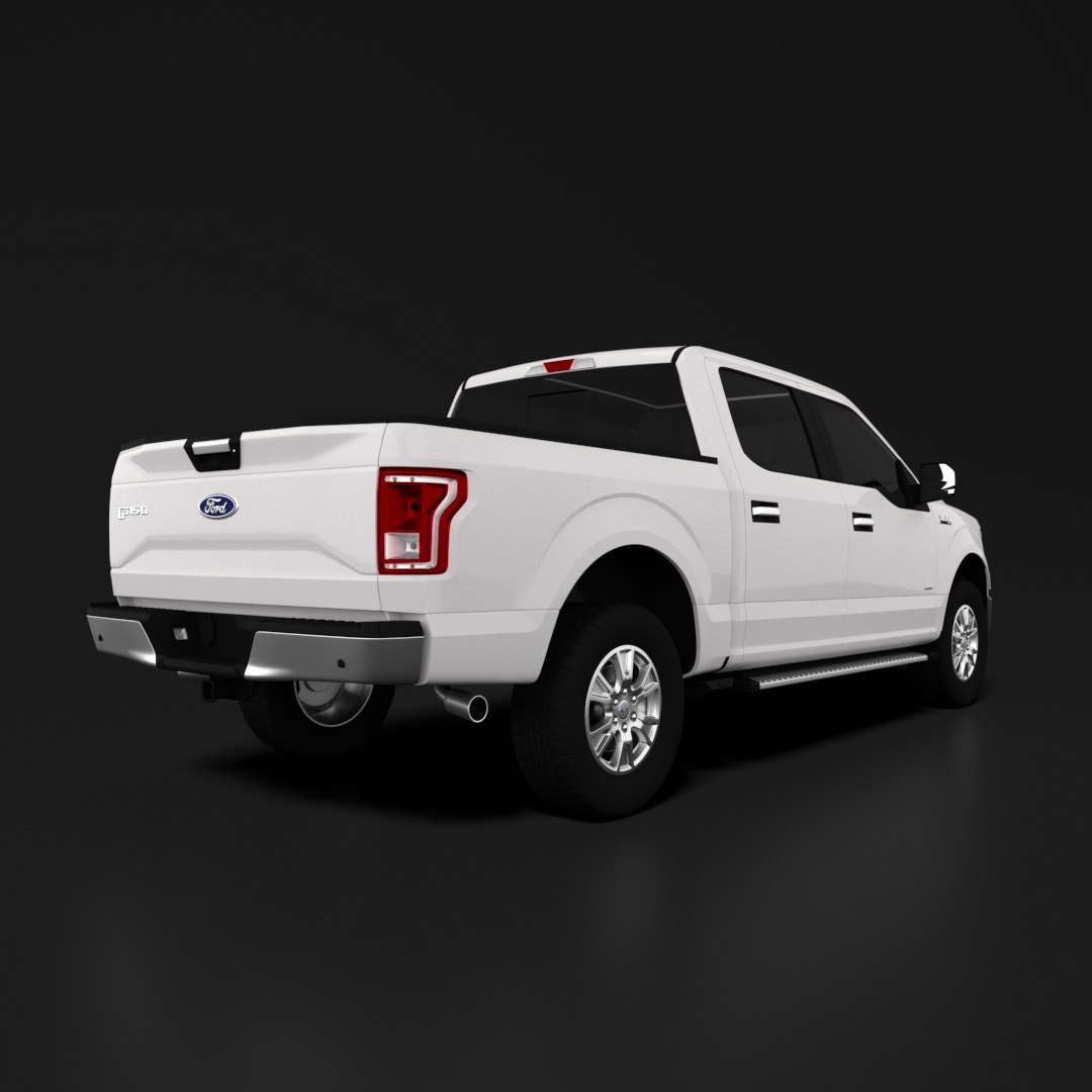 3D Ford F-150 Supercrewc4d Model - TurboSquid 2333507