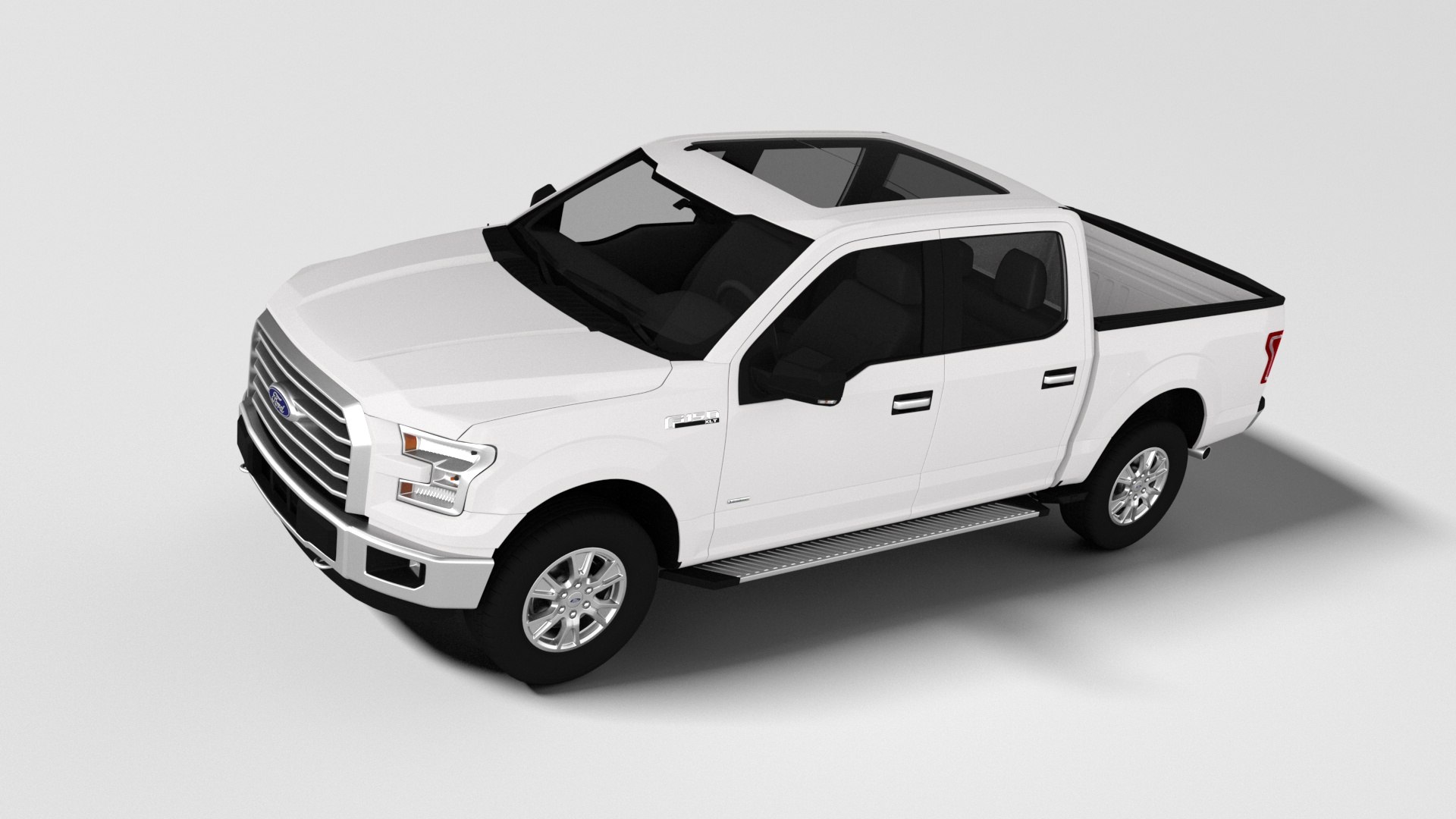 3D Ford F-150 Supercrewc4d Model - TurboSquid 2333507