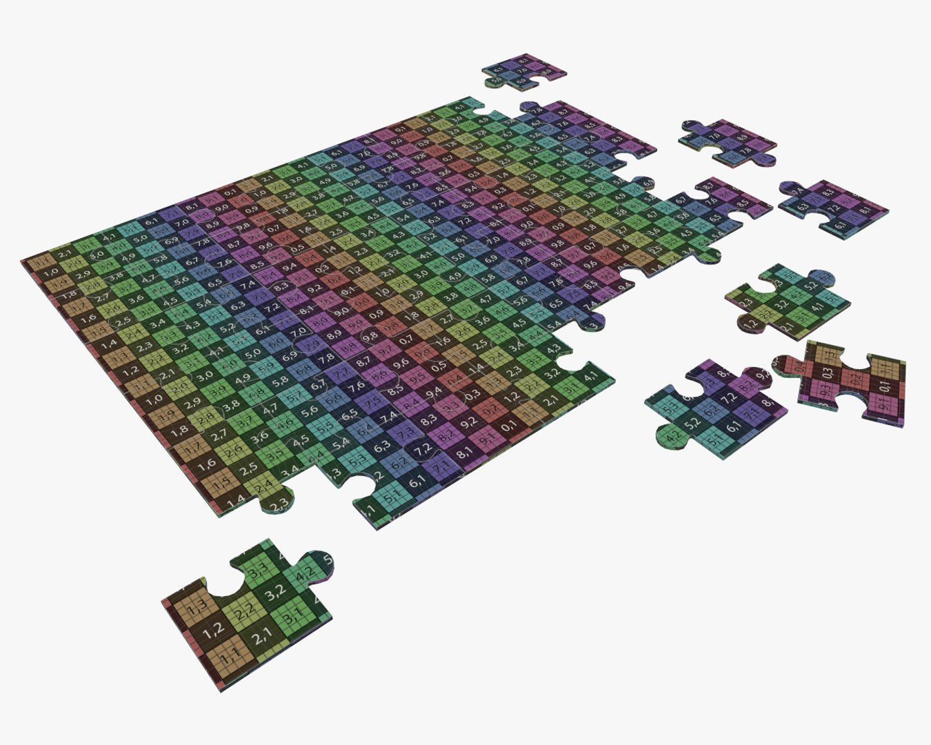 Puzzle Piece 3D Model - TurboSquid 1364035