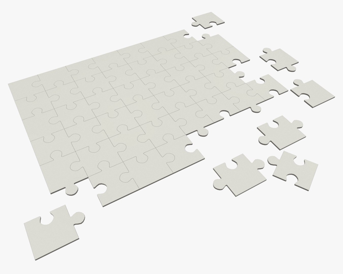 Puzzle Piece 3D Model - TurboSquid 1364035