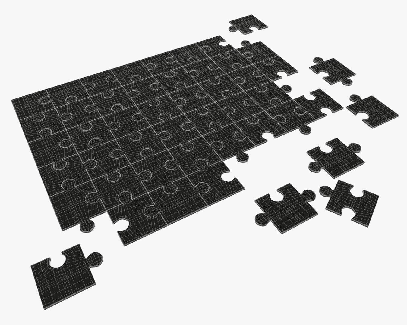 Puzzle Piece 3D Model - TurboSquid 1364035