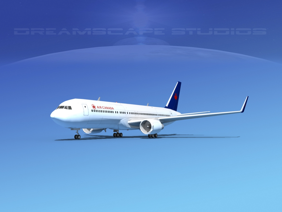 3d airlines boeing 767 767-300 model