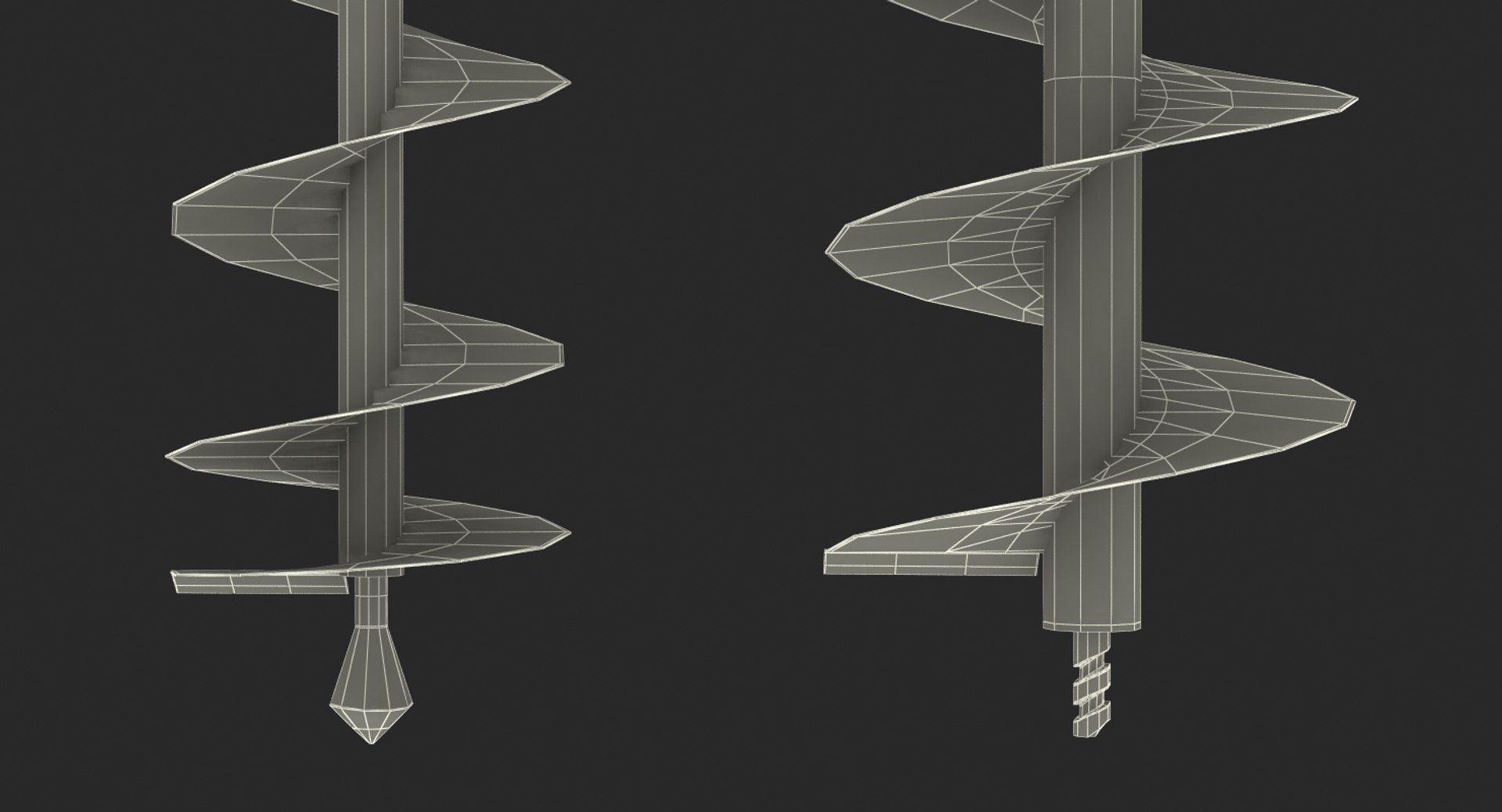 Construction Worker Earth Auger 3D Model - TurboSquid 1311261