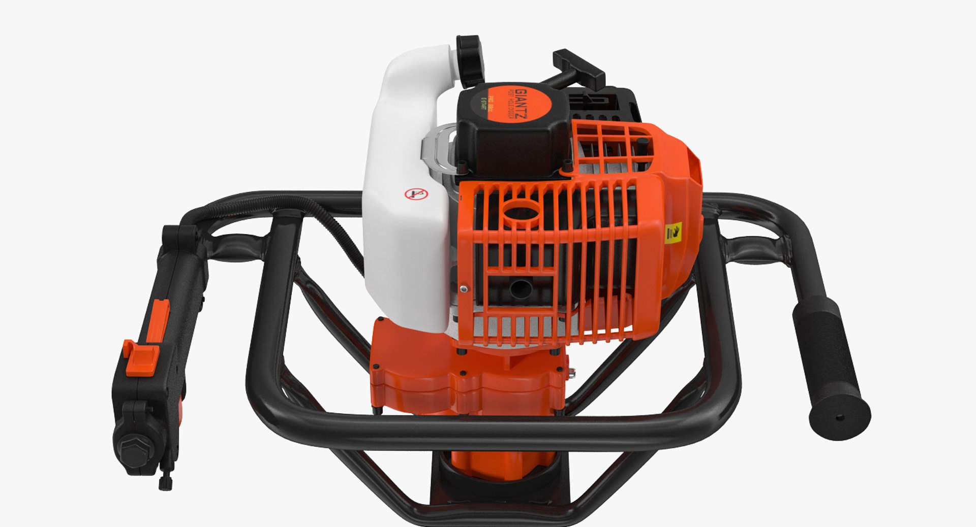 Construction Worker Earth Auger 3D Model - TurboSquid 1311261