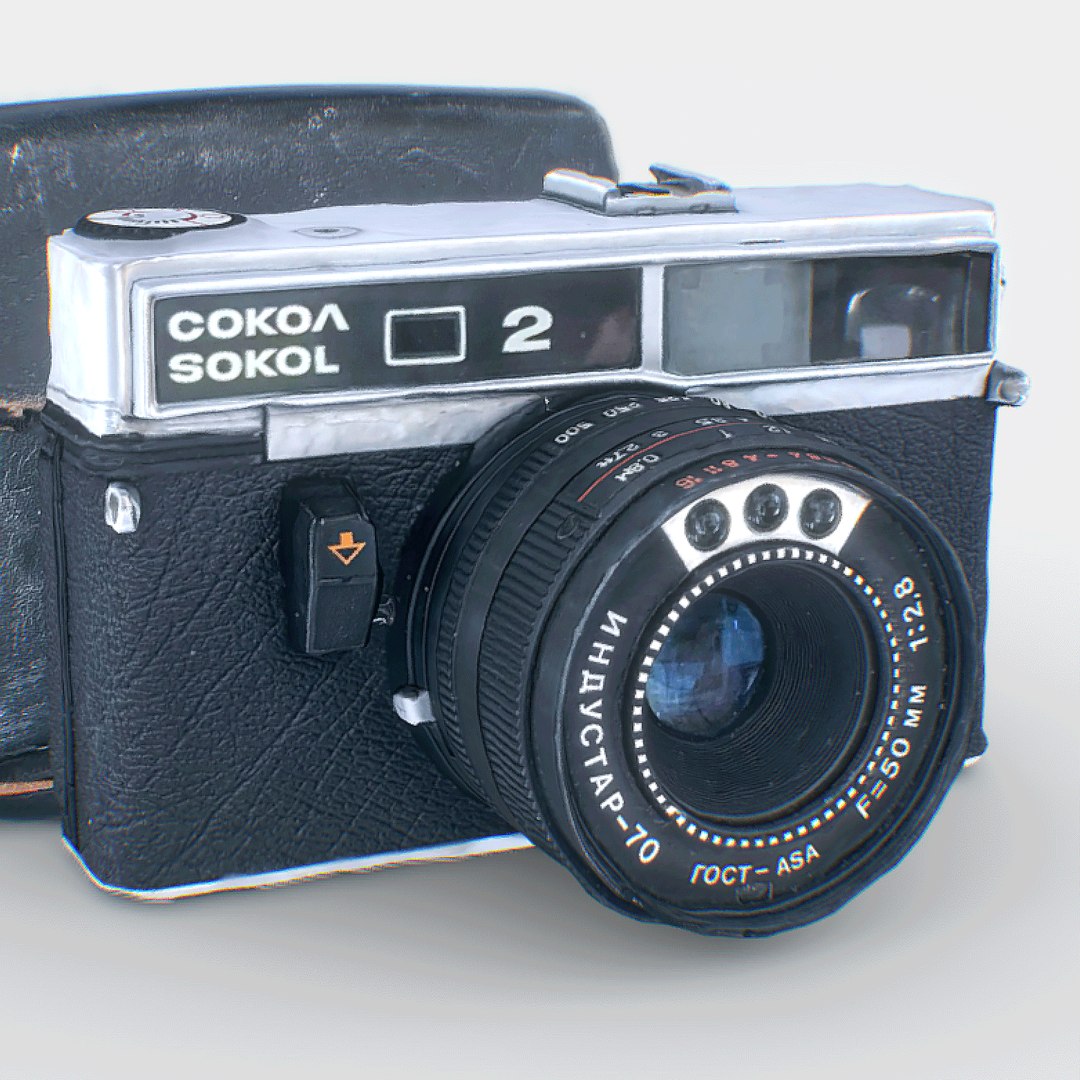 Scan - Photogrammetry Vintage Camera 3D Model - TurboSquid 1648325