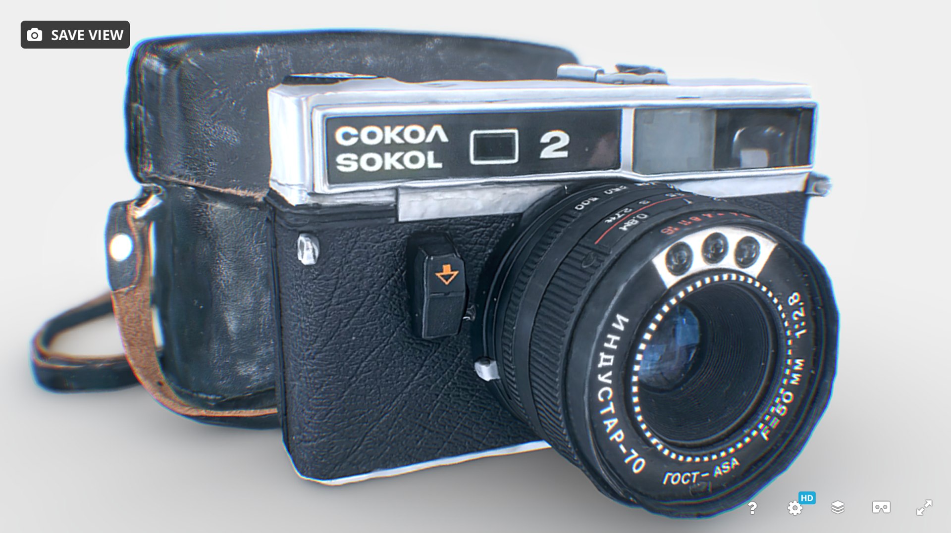 Scan - Photogrammetry Vintage Camera 3D Model - TurboSquid 1648325