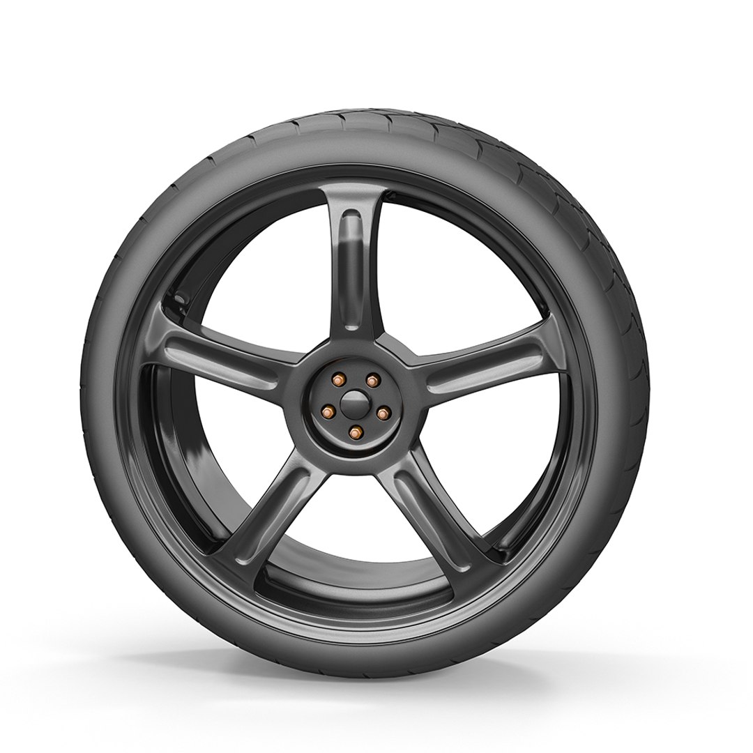 car wheel 3d max