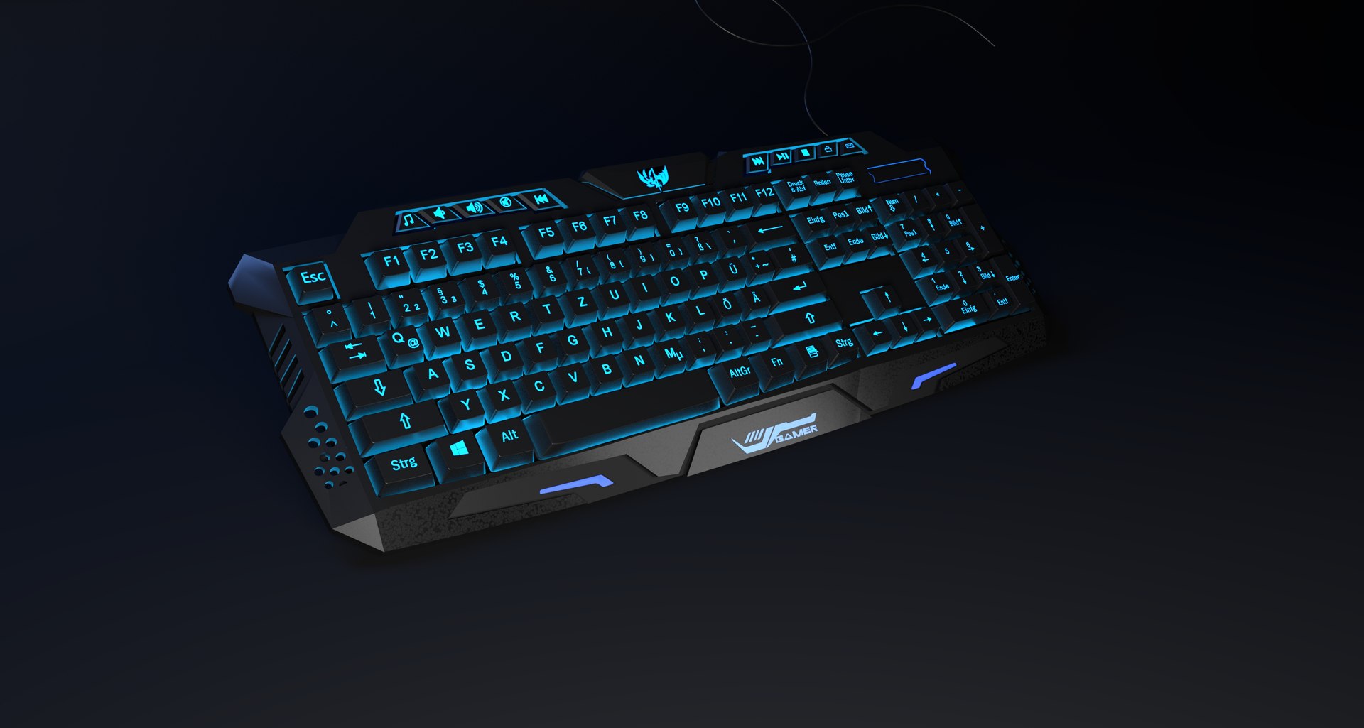 3D Marvo Keyboard RGB - TurboSquid 2161584
