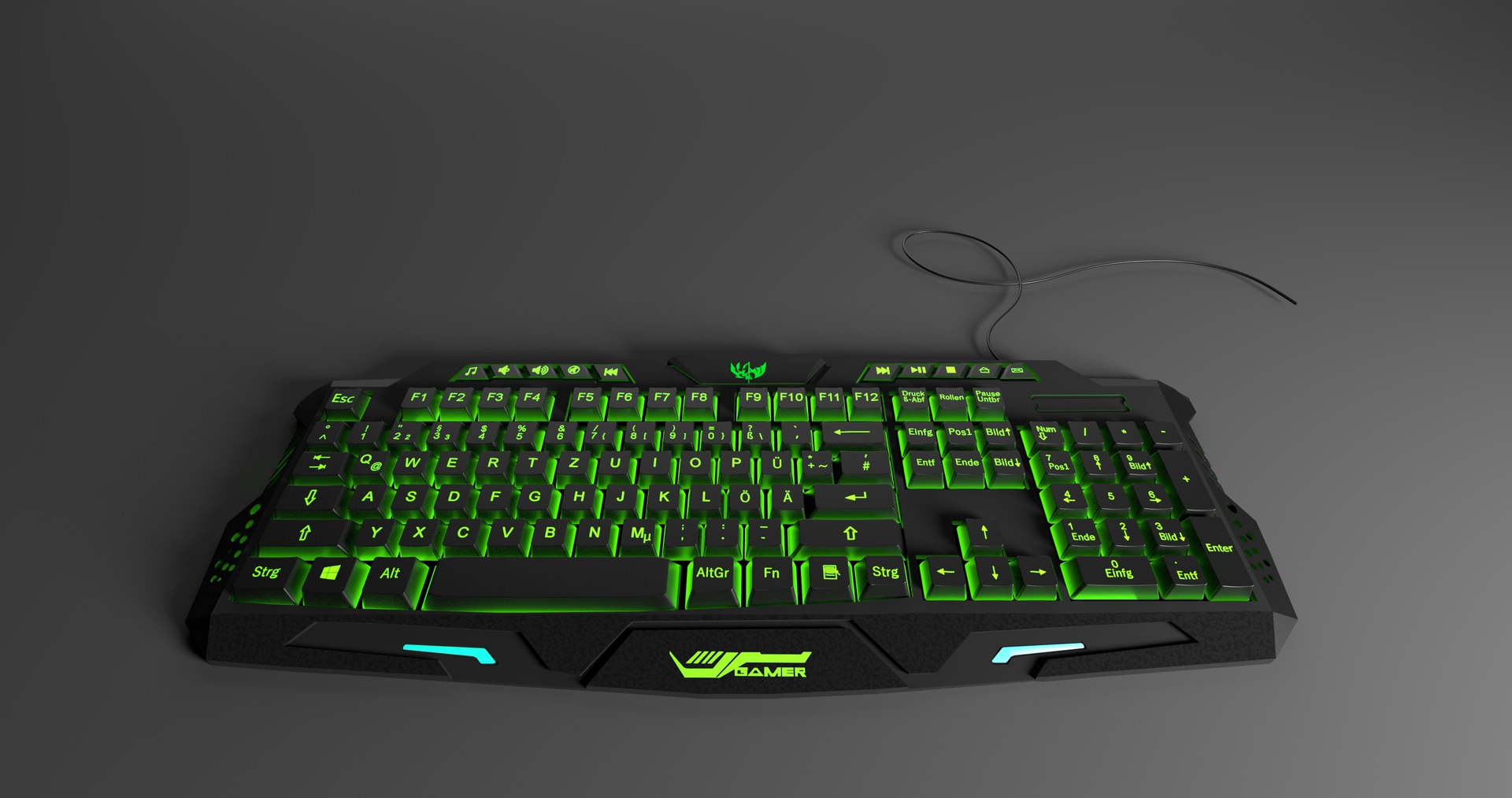 3D Marvo Keyboard RGB - TurboSquid 2161584