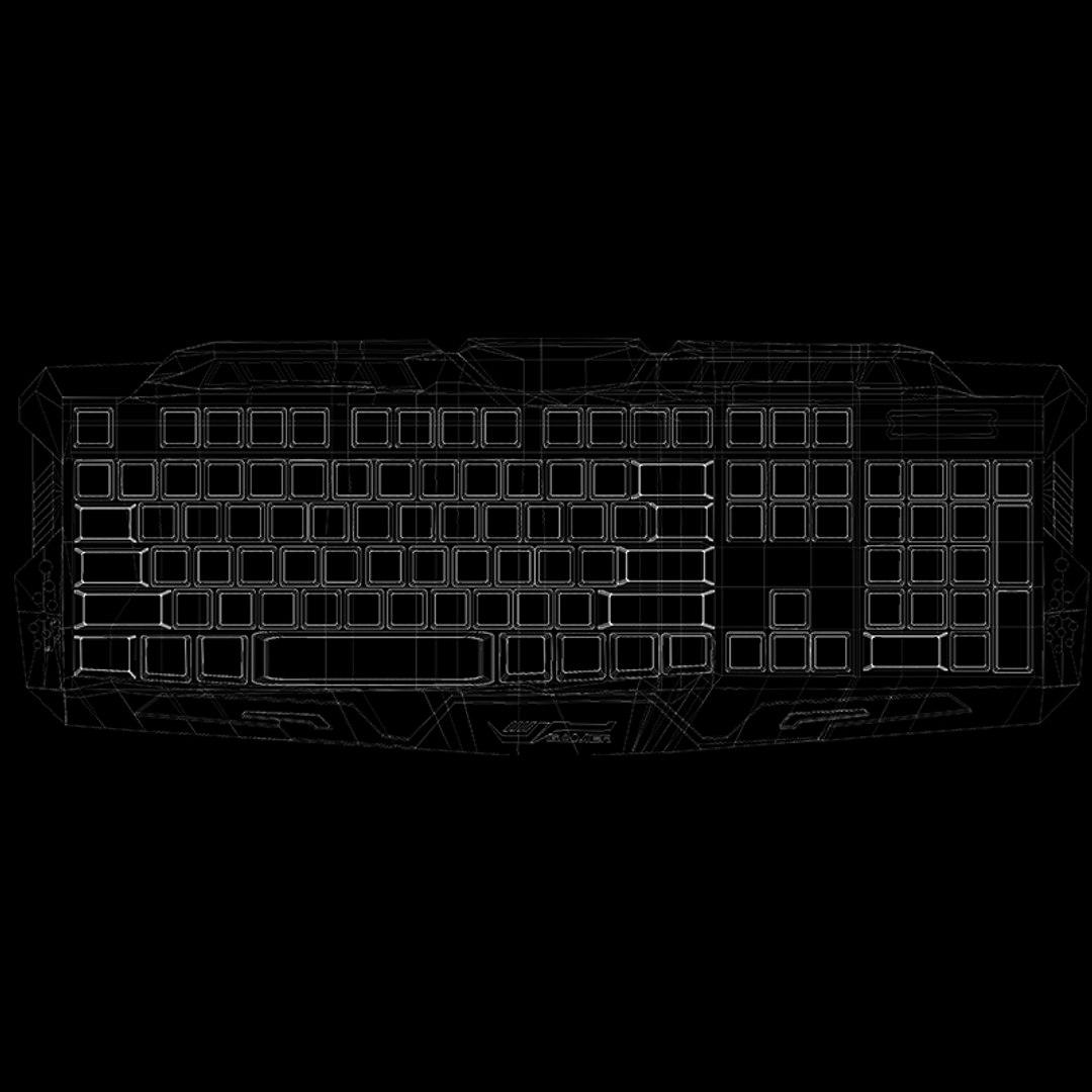 3D Marvo Keyboard RGB - TurboSquid 2161584