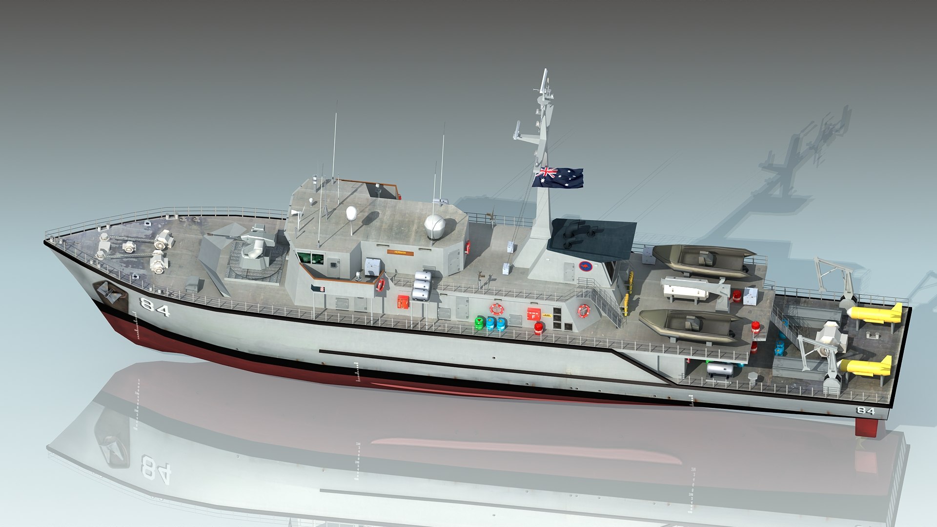 Hmas Norman Huon 3D Model - TurboSquid 1672856