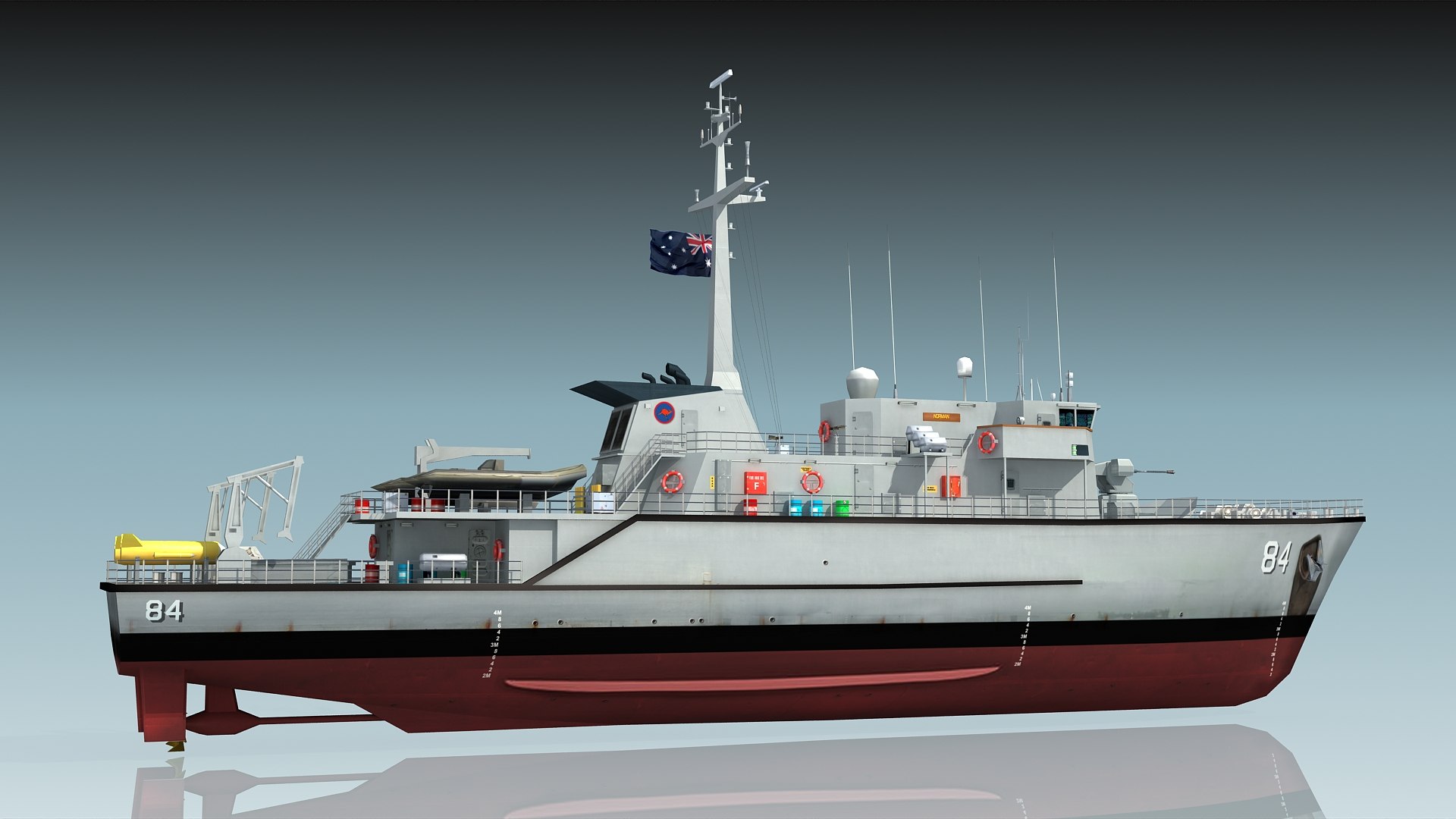 Hmas Norman Huon 3D Model - TurboSquid 1672856