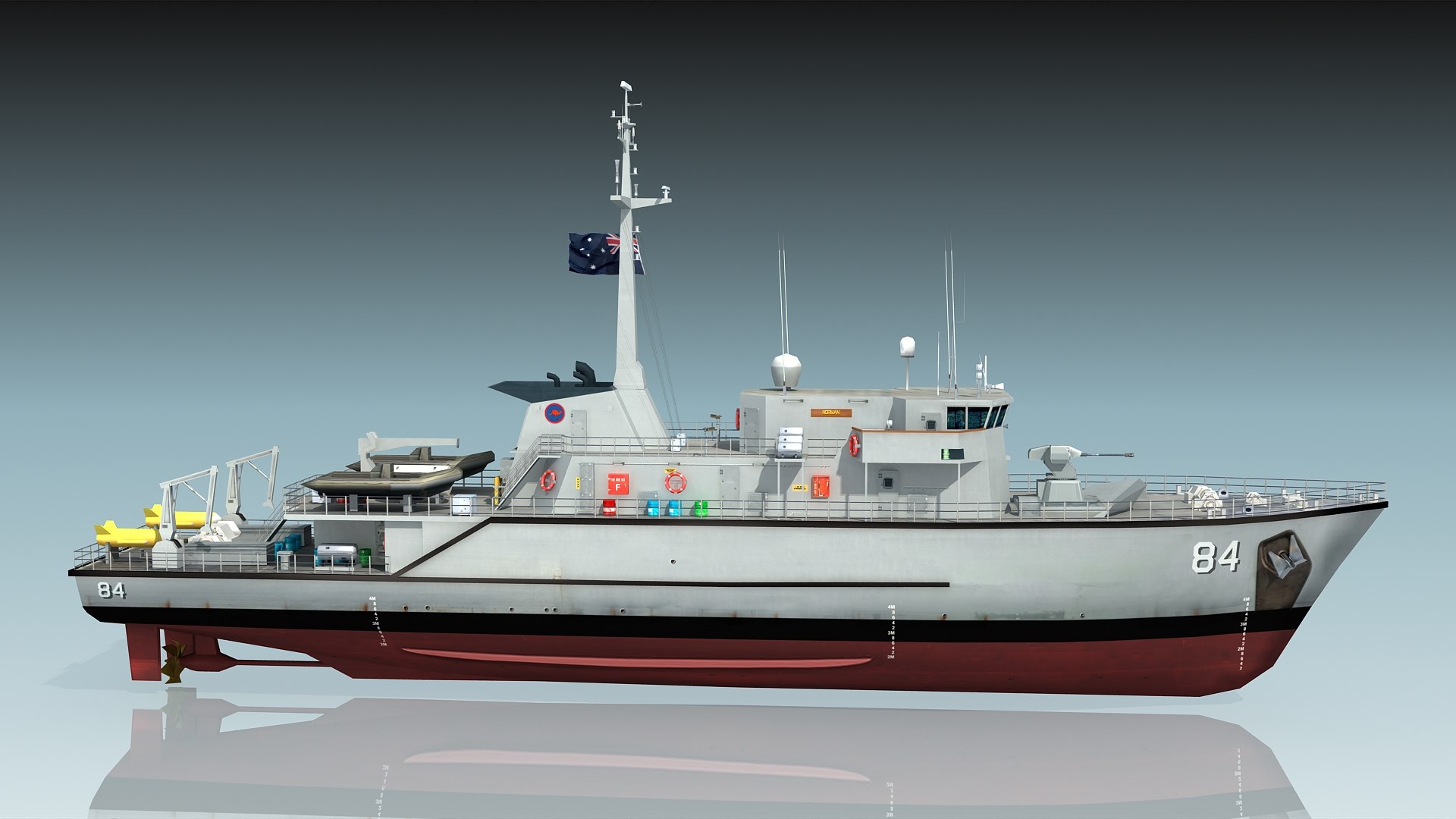 Hmas Norman Huon 3D Model - TurboSquid 1672856