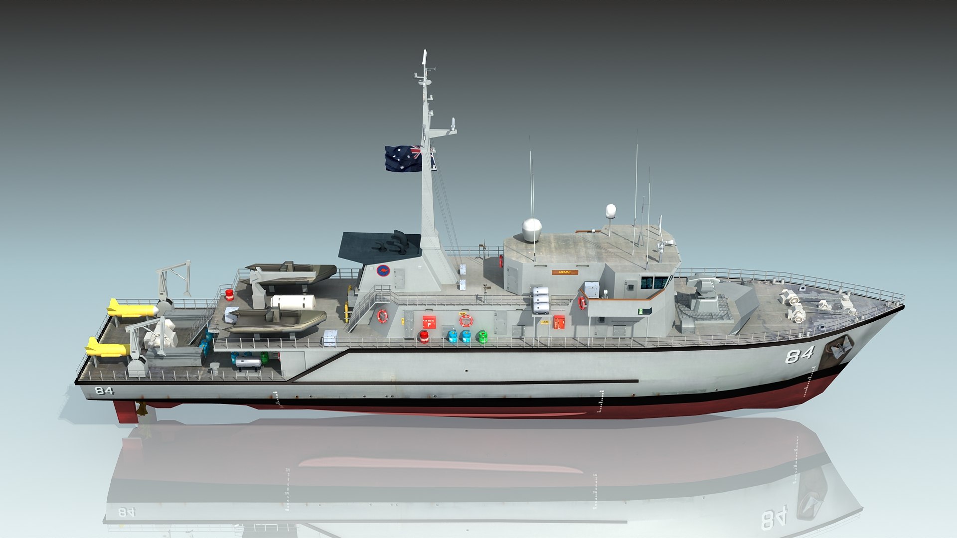 Hmas Norman Huon 3D Model - TurboSquid 1672856