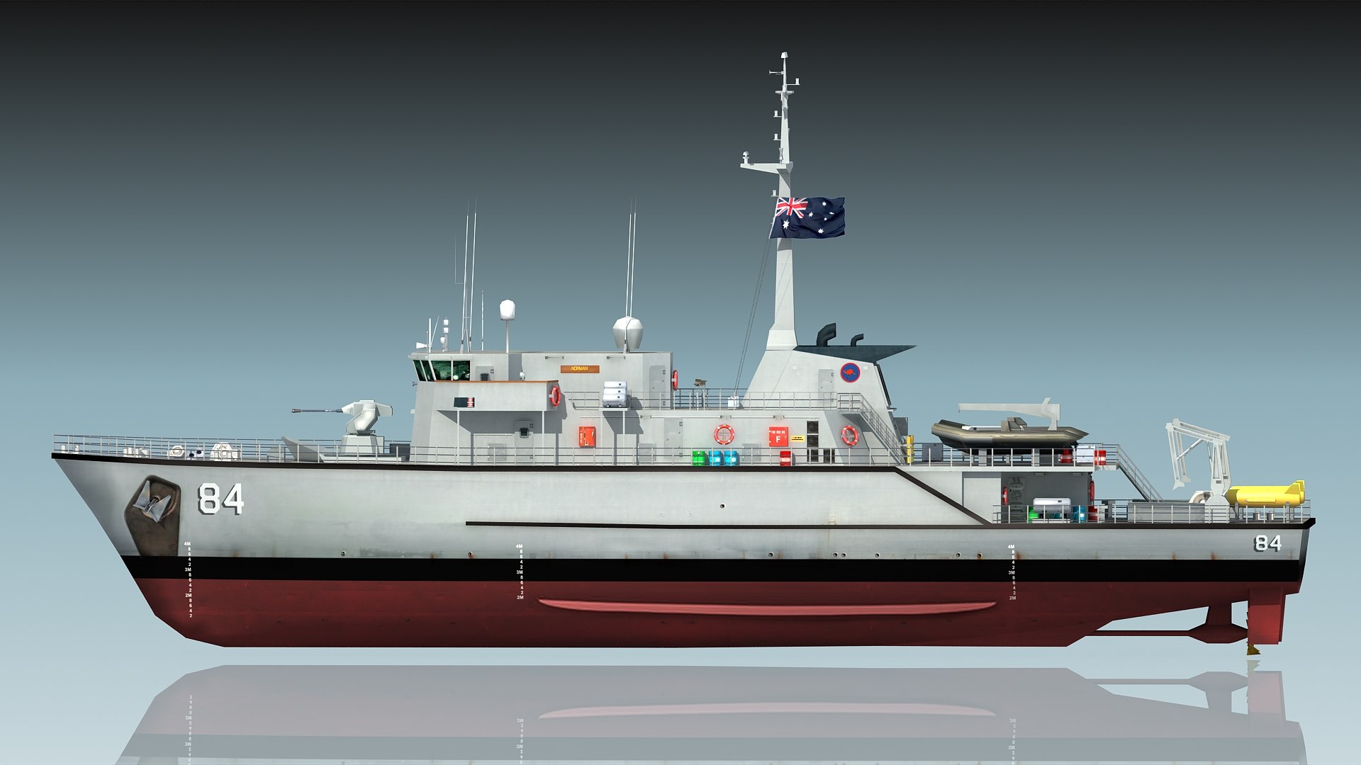 Hmas Norman Huon 3D Model - TurboSquid 1672856