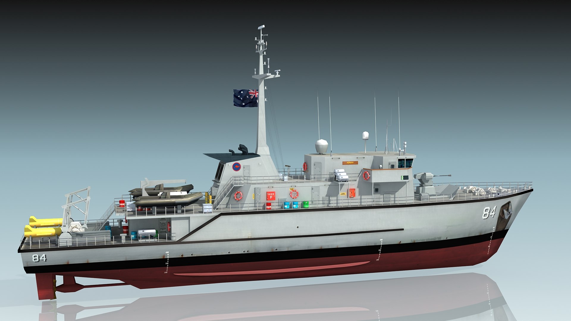 Hmas Norman Huon 3D Model - TurboSquid 1672856