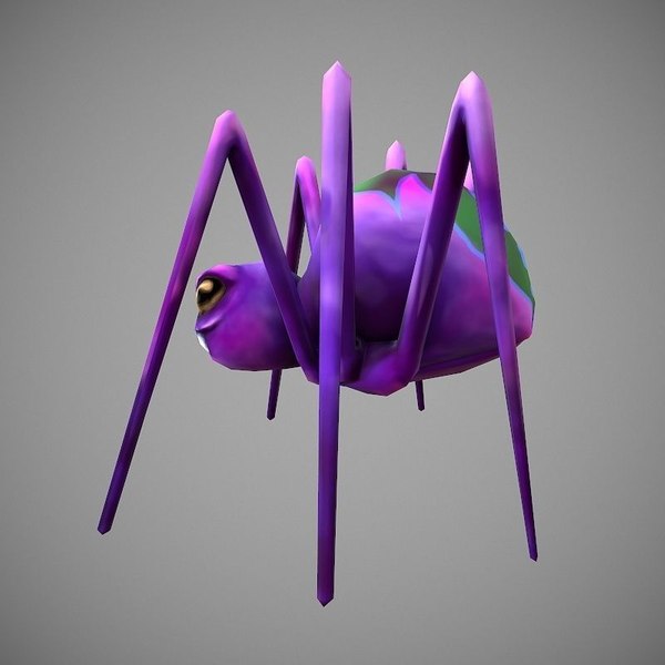 Spider cartoon 3D model - TurboSquid 1335009