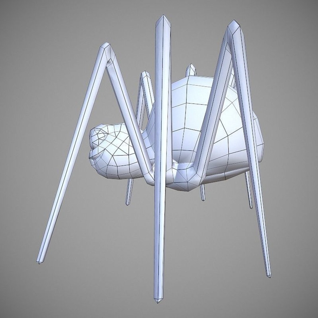 Spider Cartoon 3D Model - TurboSquid 1335009