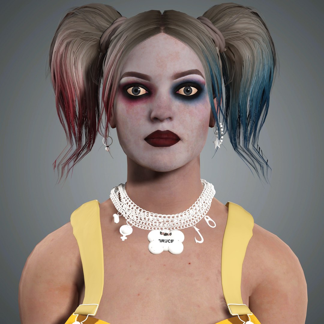 Harley Quinn Character 3D Model - TurboSquid 2418702