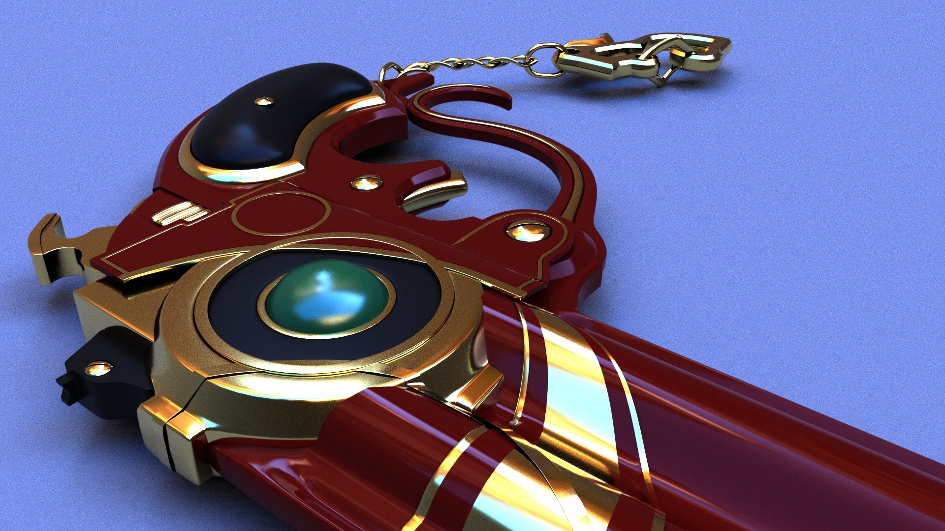 Bayonetta Gun Lowpoly Model 3D Model - TurboSquid 1753119
