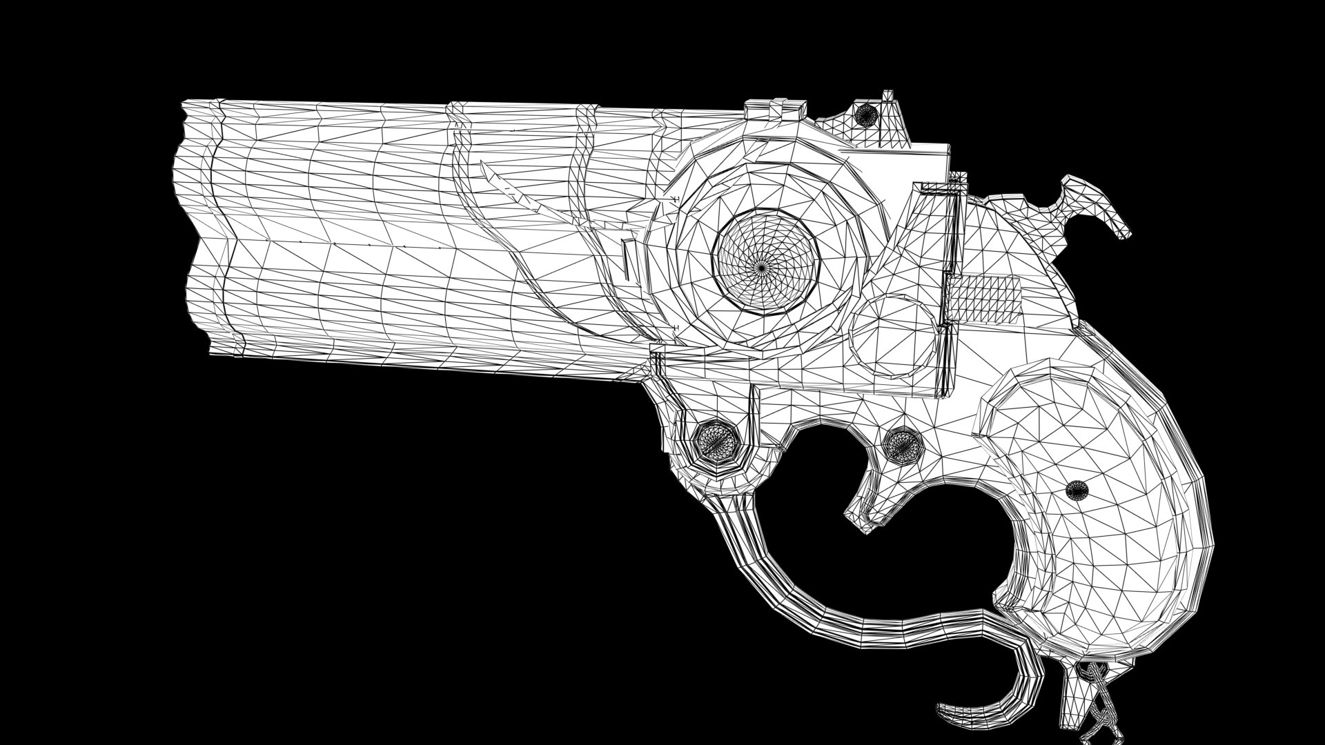 Bayonetta Gun Lowpoly Model 3D Model - TurboSquid 1753119