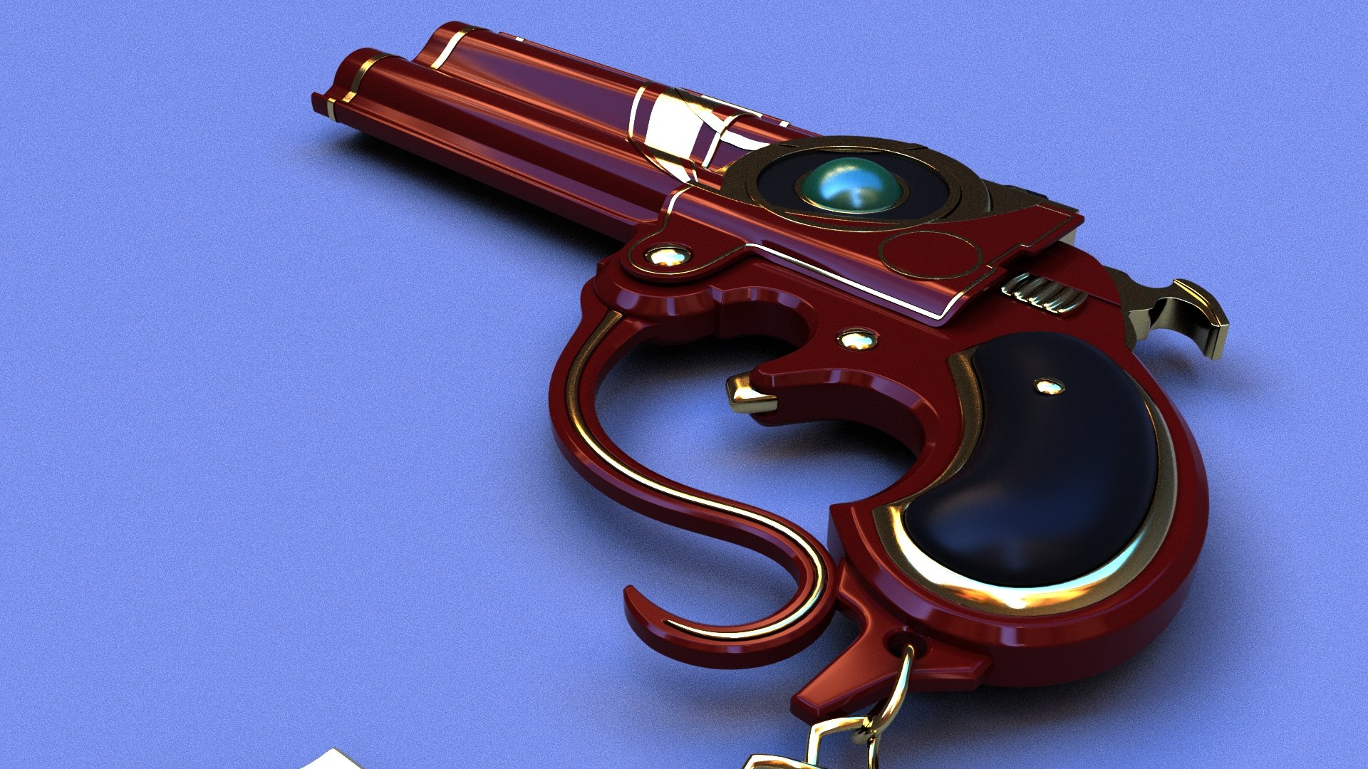 Bayonetta Gun Lowpoly Model 3D Model - TurboSquid 1753119
