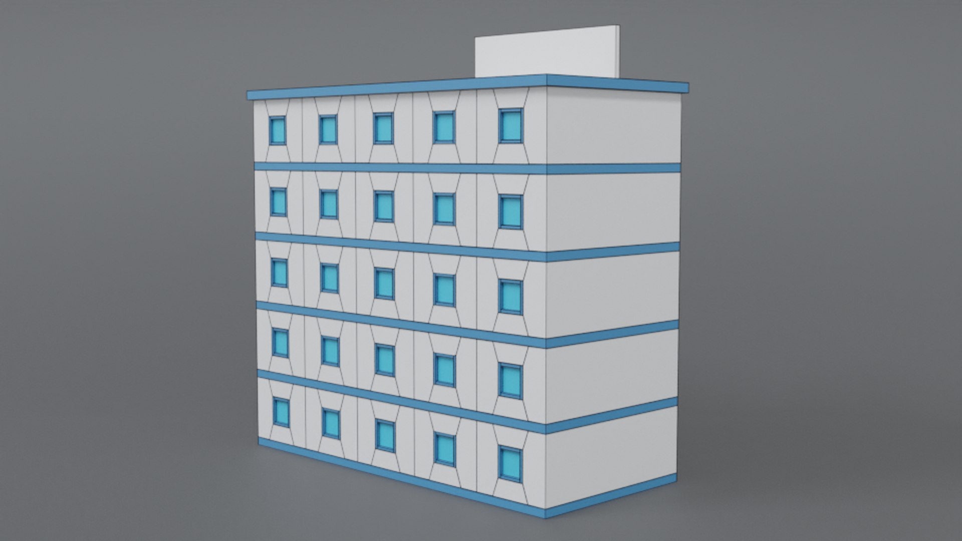 Hospital Building 3D Model - TurboSquid 1640595
