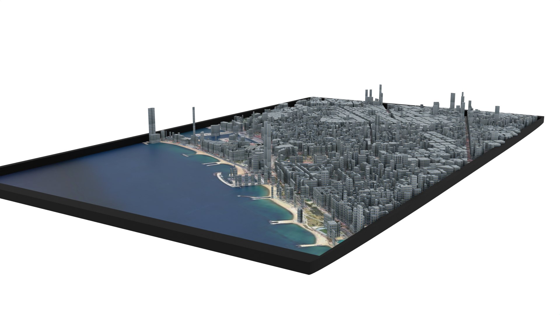 City Of Barcelona Model - TurboSquid 2034814
