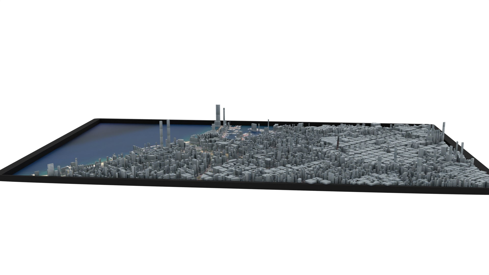 City Of Barcelona Model - TurboSquid 2034814